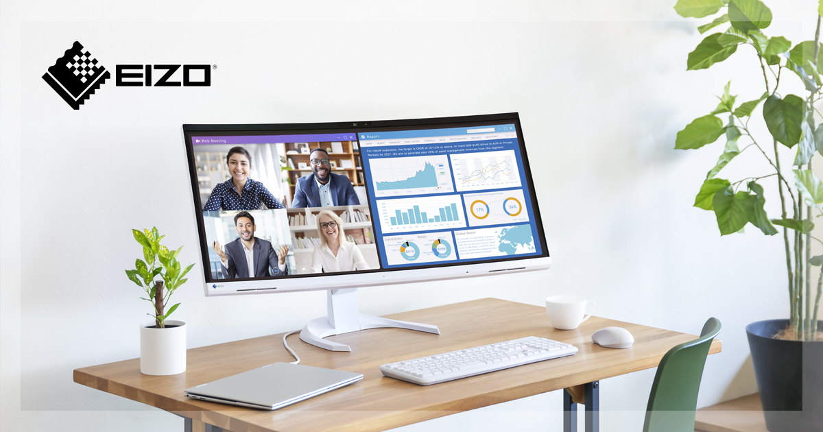 32-inch monitors and 34-inch monitors from EIZO
