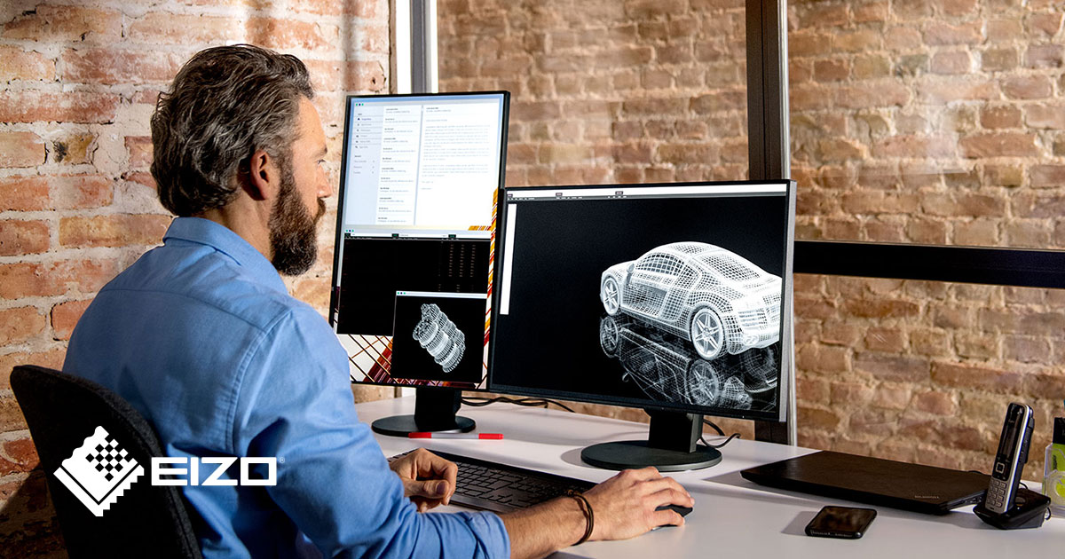 High-resolution monitors for computer-aided design