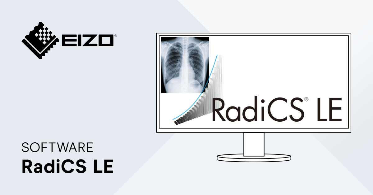 RadiCS LE software from EIZO